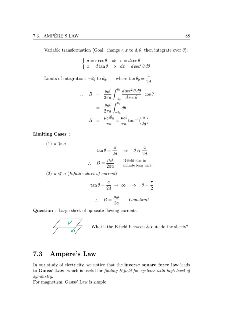 Ampre's Law | PDF