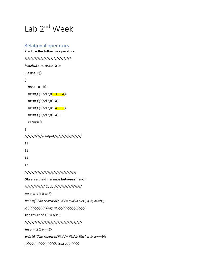 C Programming Notes | PDF | Computer Science | Software Development C Programming Notes | PDF | Computer Science | Software Development