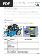 Composants et fonctions du robot mBot | PDF | Capteur | Infrarouge