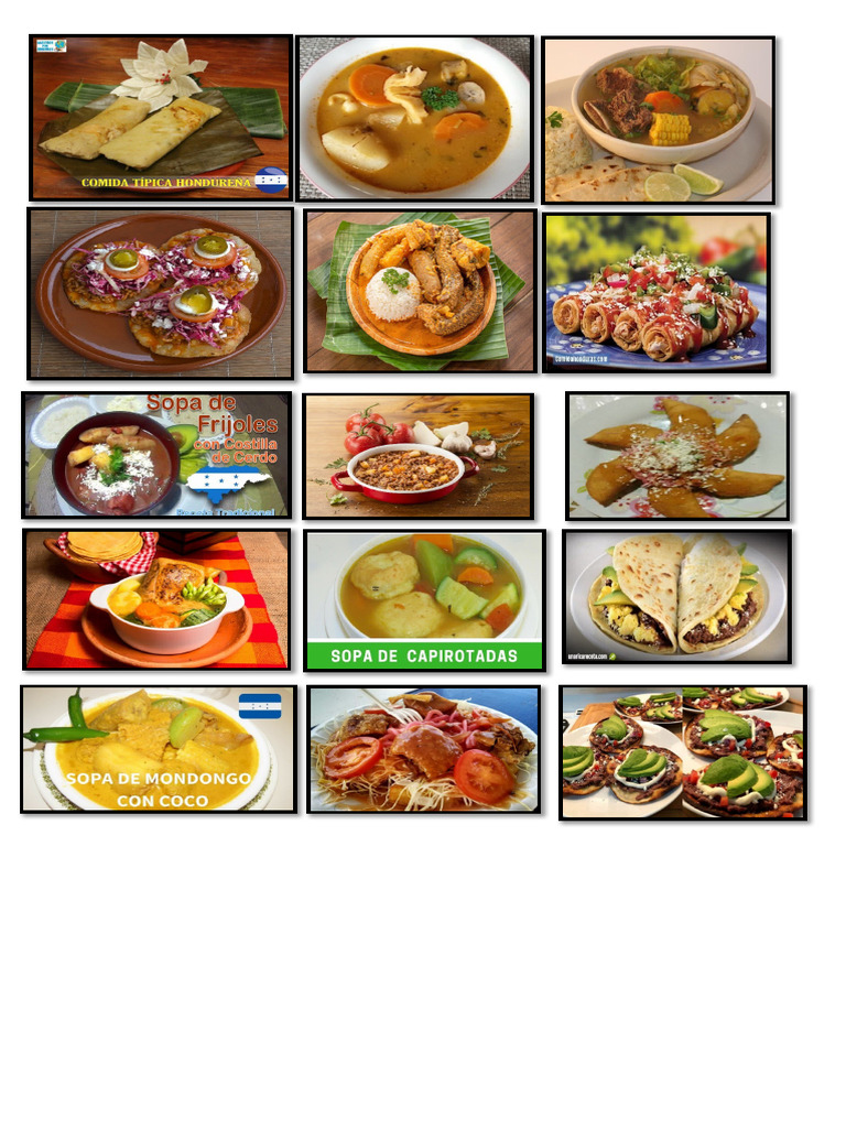 Comidas Tipicas | PDF