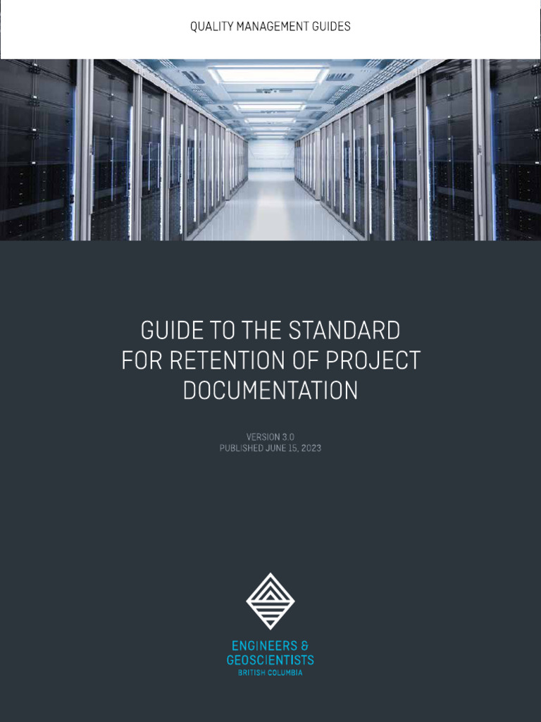 EGBC Retention of Project Documentation V2 0 | PDF | Records Management ...