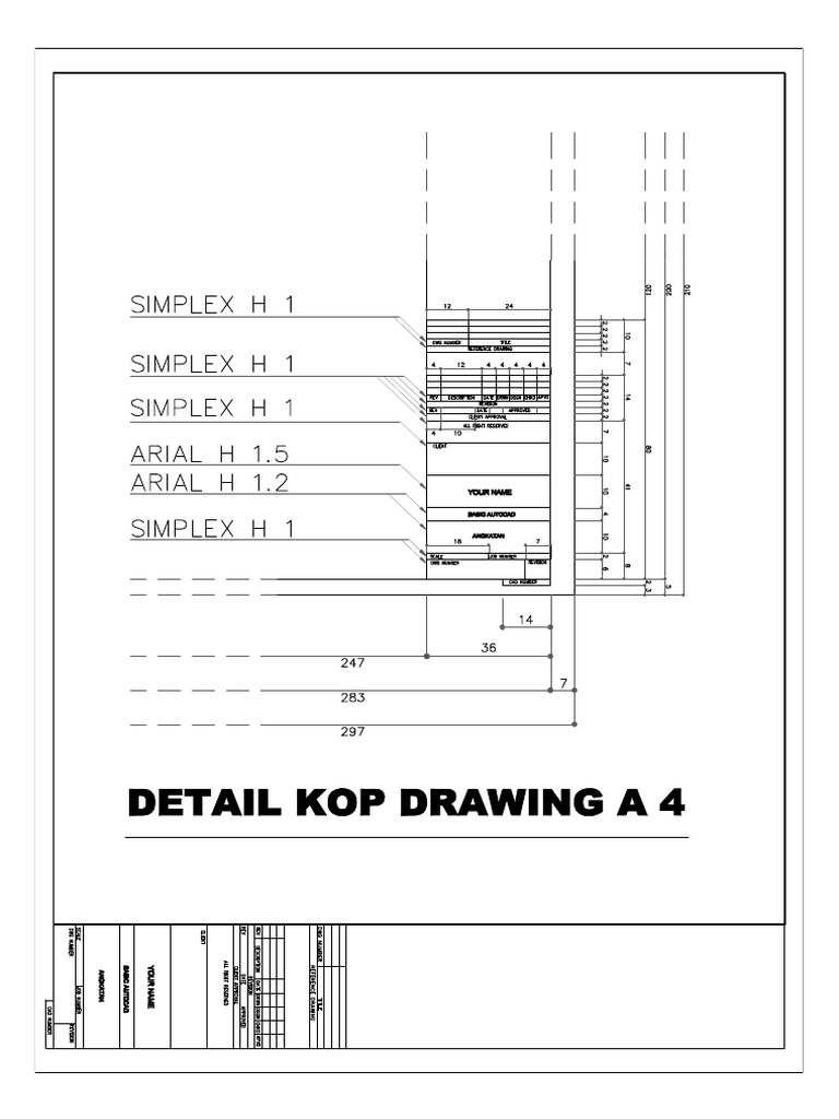 02.Latihan-II Kop Drawing II | PDF