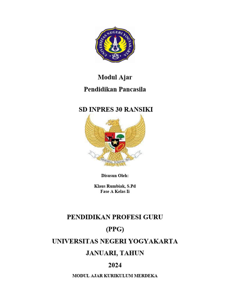 Modul Ajar - Klaus Rumbiak | PDF | Karier & Perkembangan