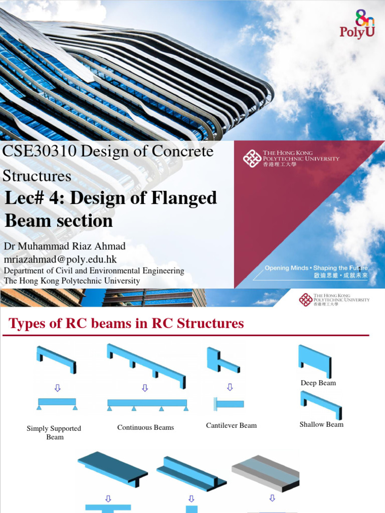 Flanged Beam Design in Concrete Structures | PDF | Fracture | Stress ...
