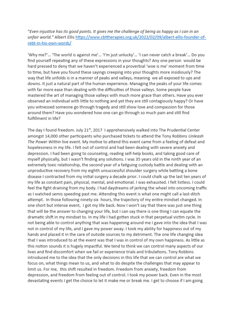 TED Talk Unit 4 | PDF | Experience | Compassion