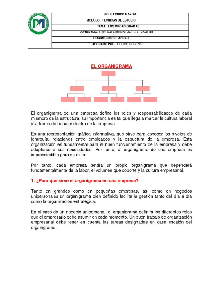 3.los Organigramas | Descargar gratis PDF | Business