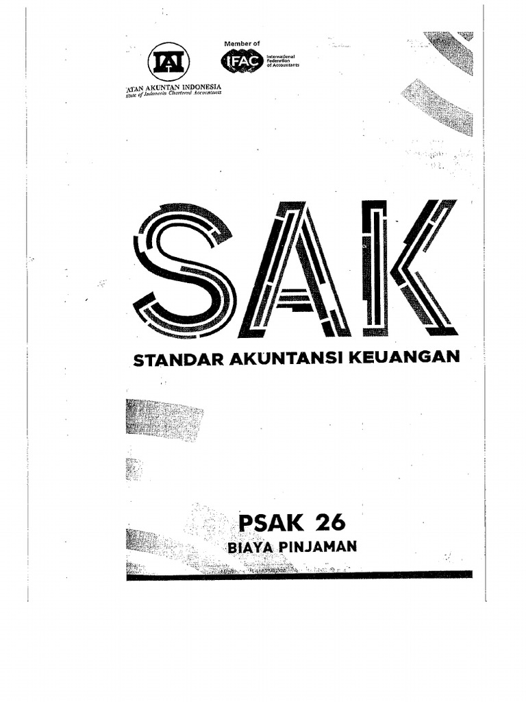 PSAK 26 - Biaya Pinjaman | PDF