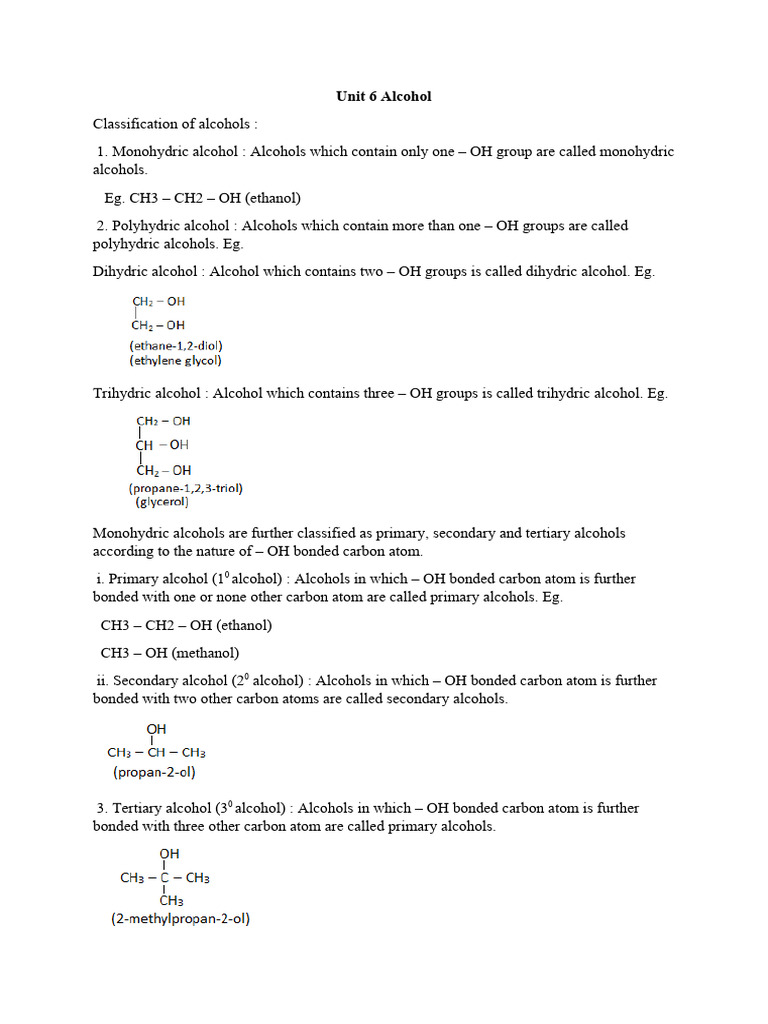Alcohol | PDF | Hydroxide | Ethanol