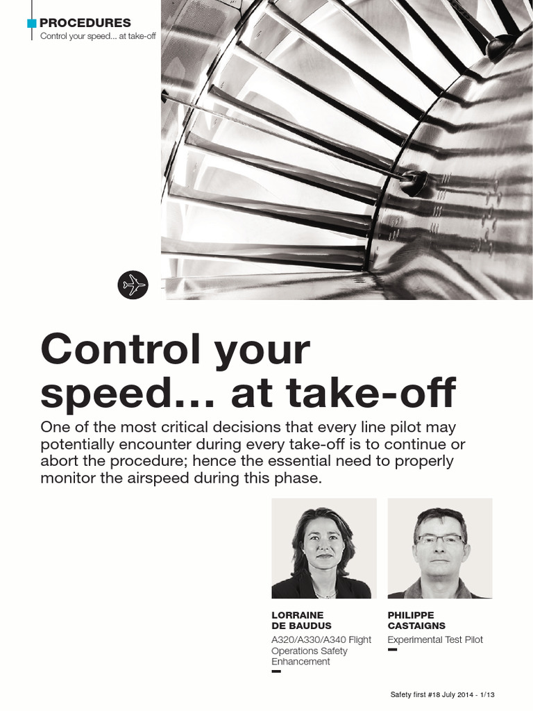Jul 2014 - Control Your Speed at Take Off | PDF | Takeoff | Vehicles