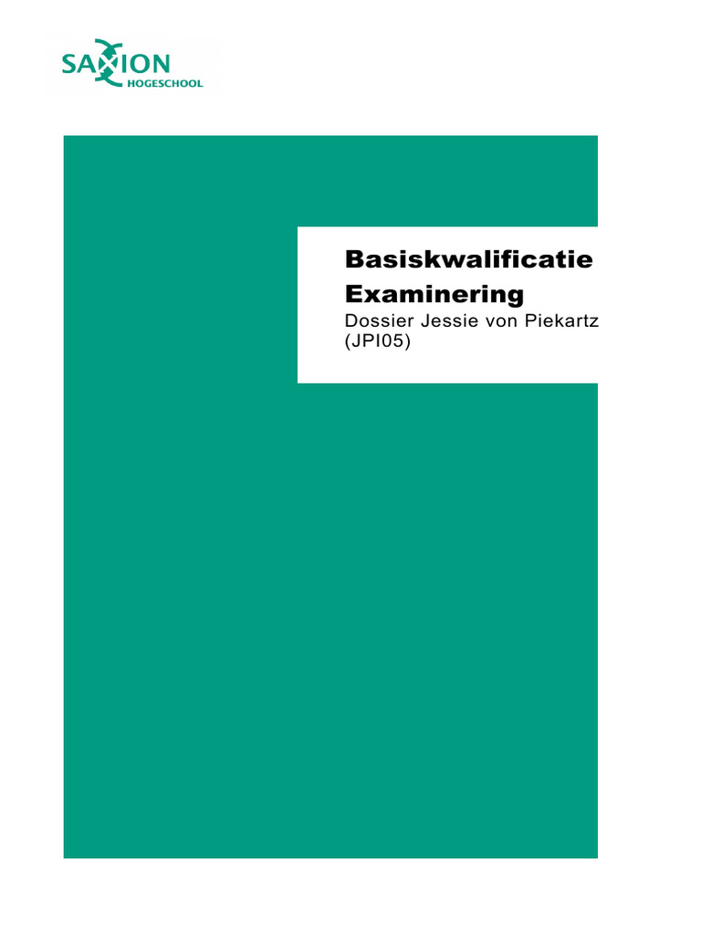 Basiskwalificatie Examinering JVP 29 Februari 2024 | PDF