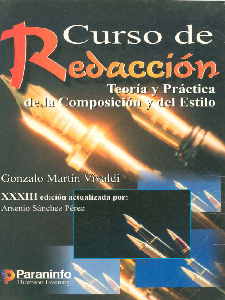 Curso de Redacción Teoría y Práctica de La Composición y Del Estilo - Compressed-2 | PDF ...