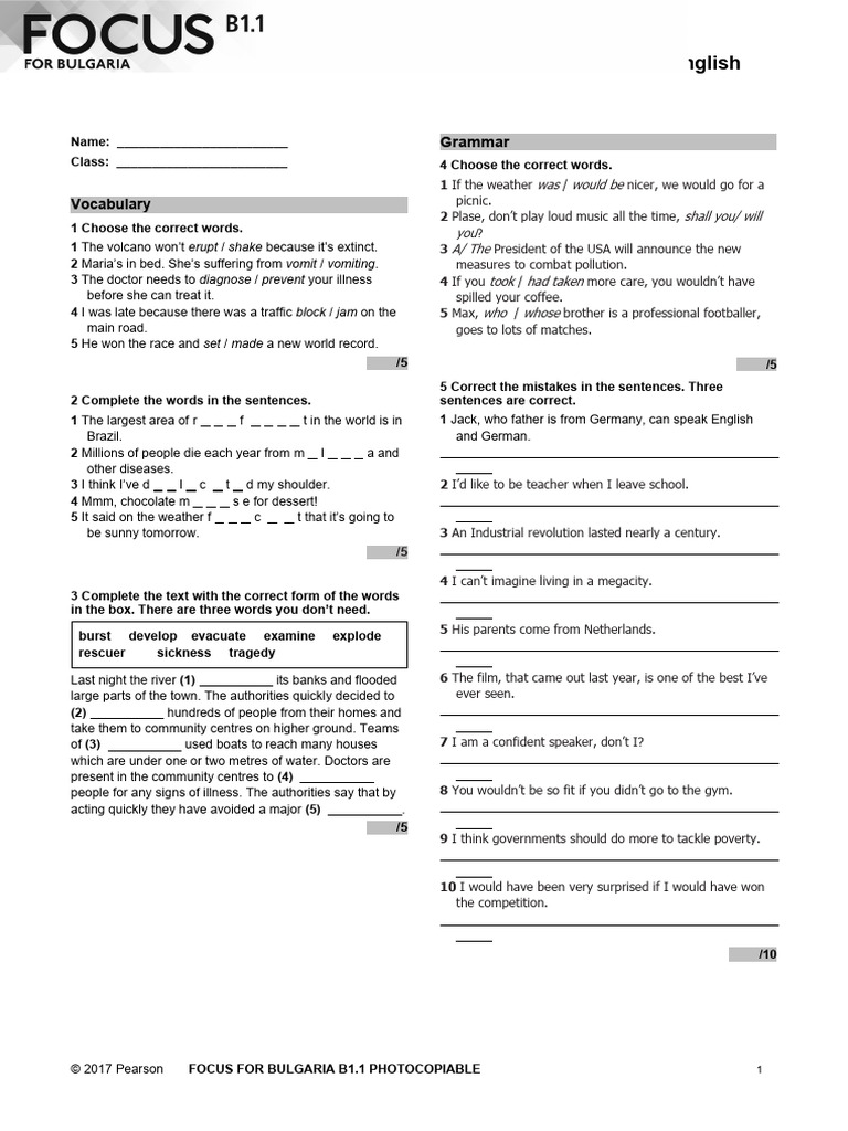 Review Units 5-6 VGU 3A | PDF