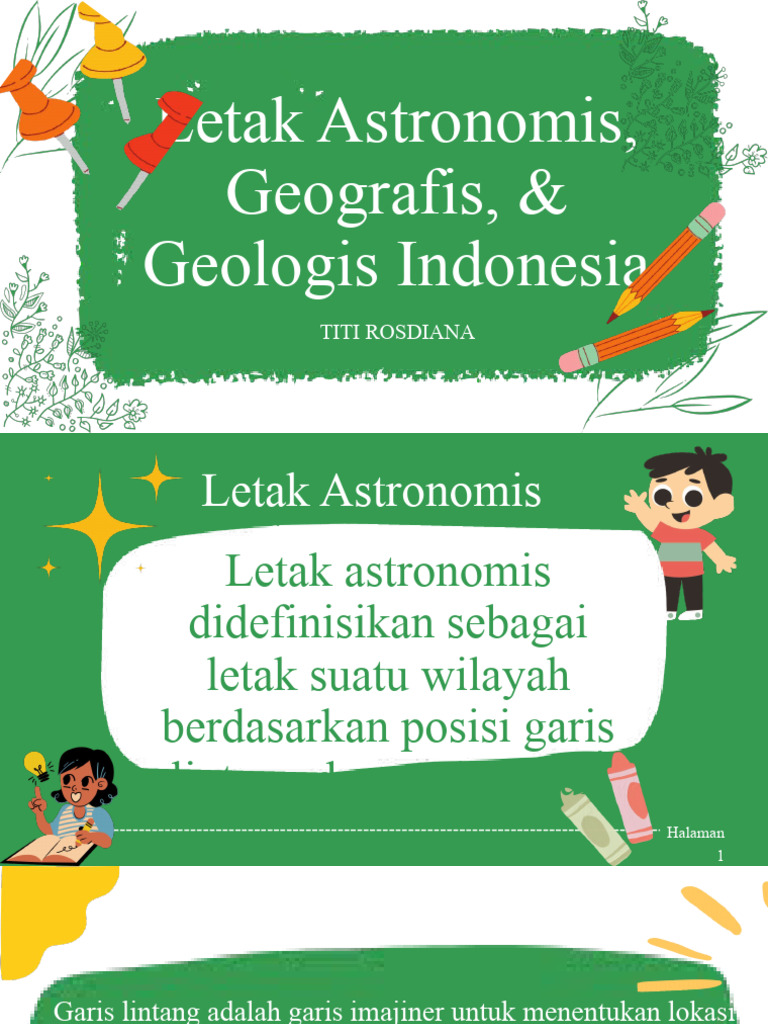 Letak Astronomis, Geografis, & Geologis Indonesia | PDF | Sains & Matematika