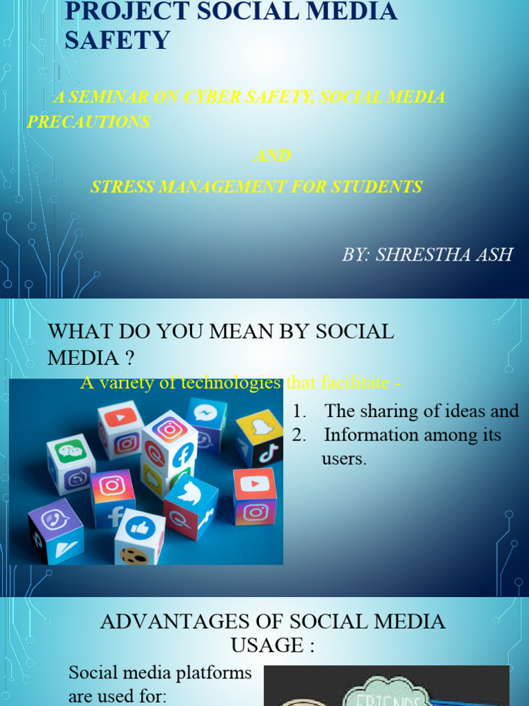 Project Social Media Safety | PDF