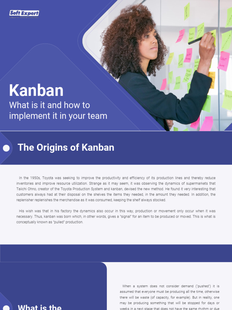 Kanban What It and How To Implement in Your Team | PDF | Business ...