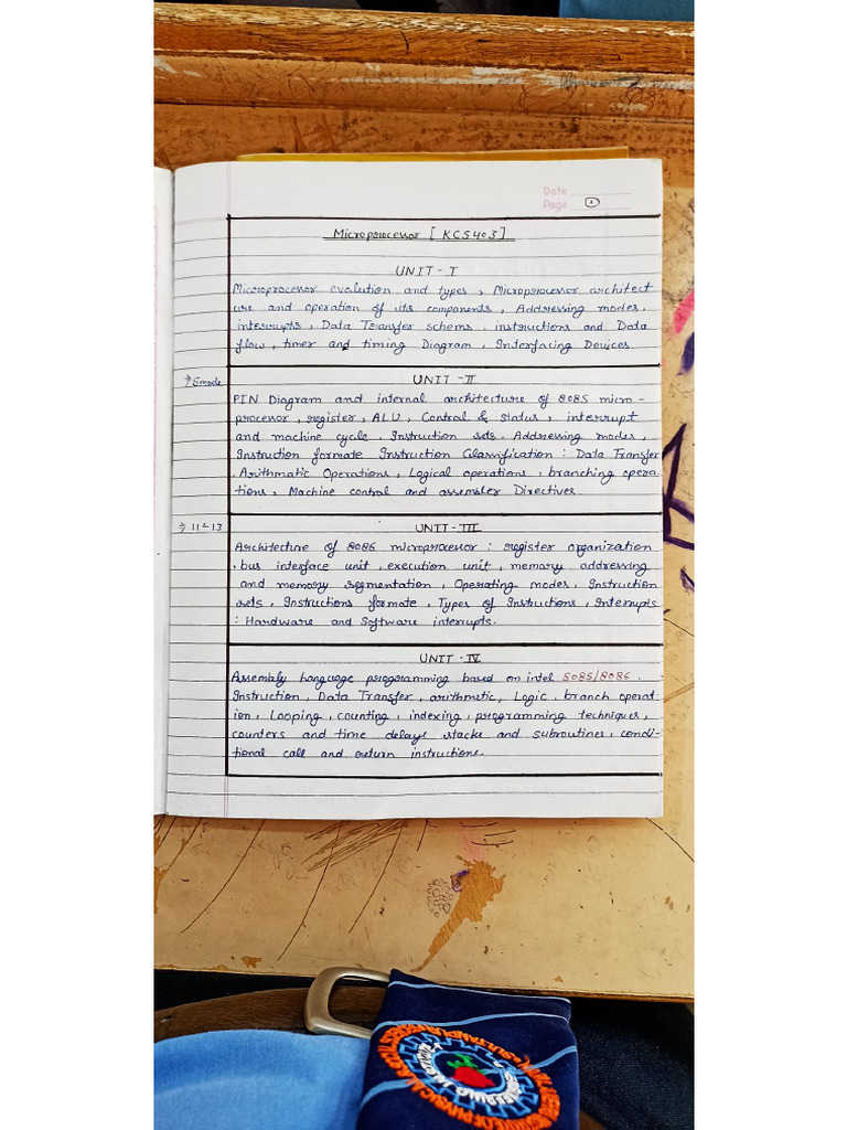 Microprocessor Part 1 | PDF