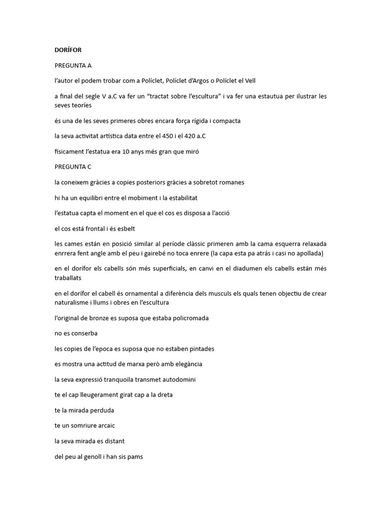 DORÍFOR | PDF