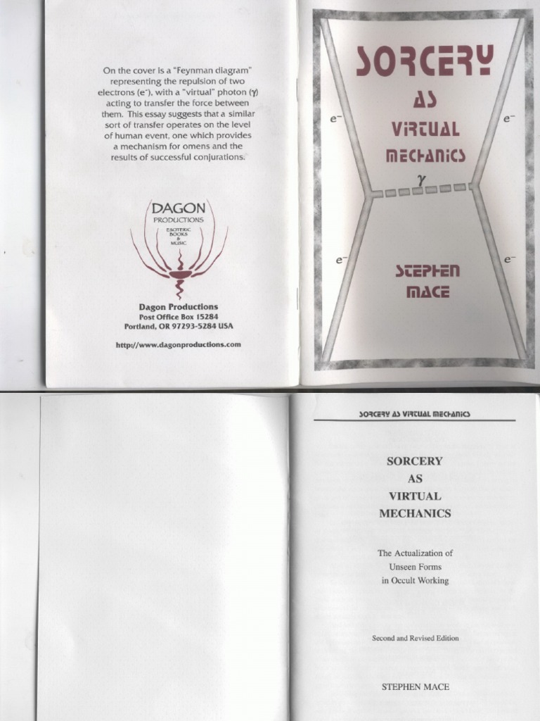 Stephen Mace Sorcery As Virtual Mechanics | PDF
