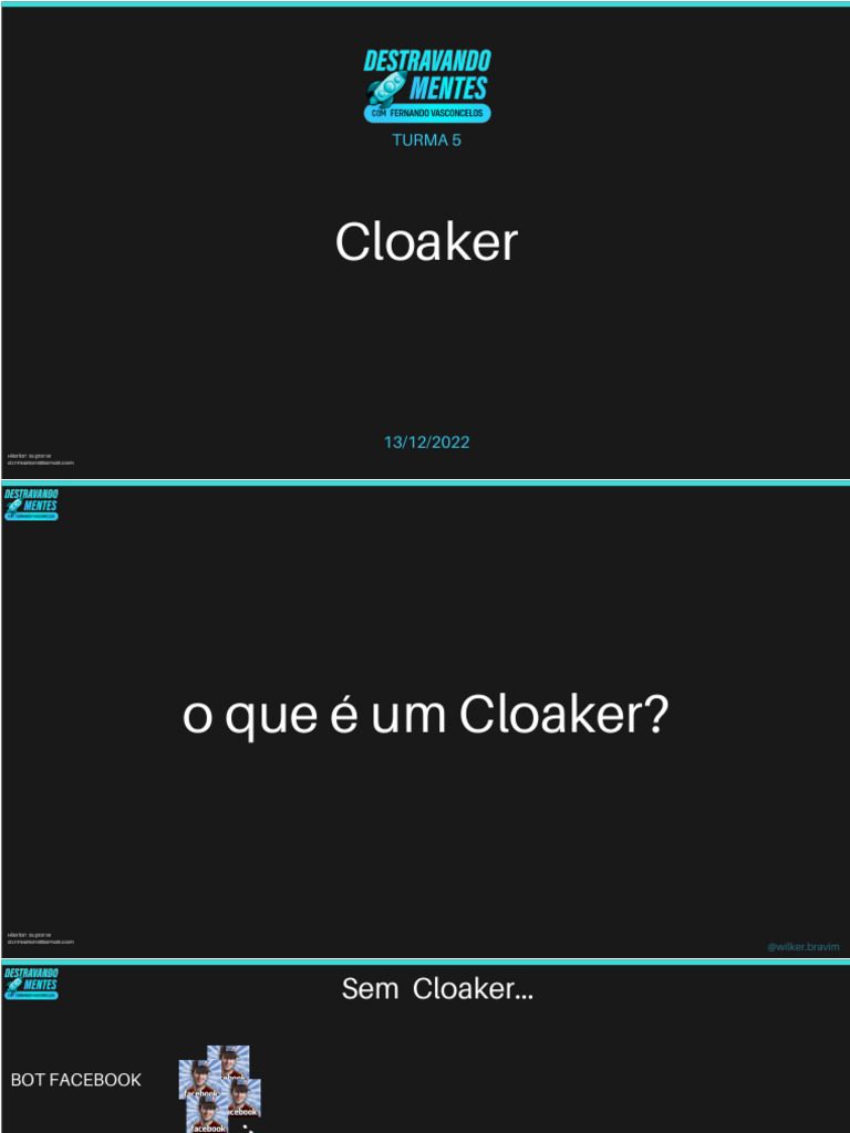 Guia Completo sobre Cloakers e Uso | PDF