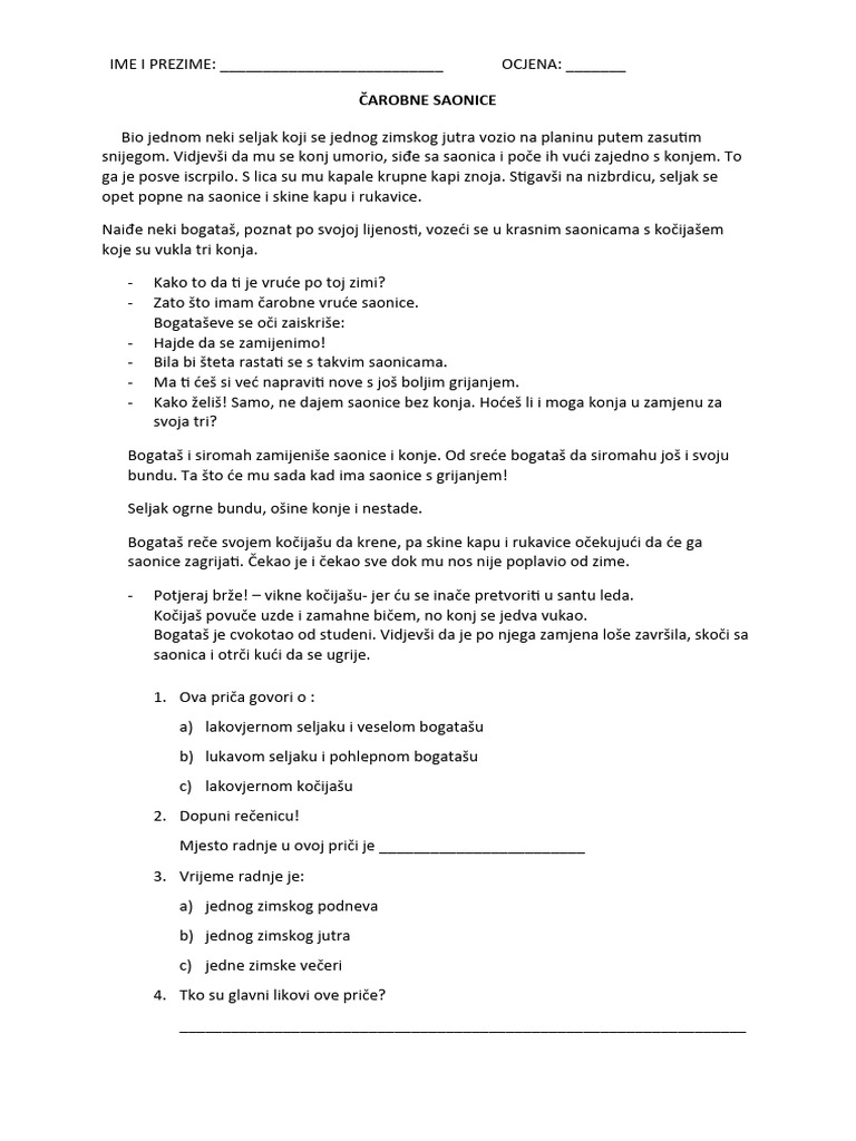 Čarobne Saonice | PDF