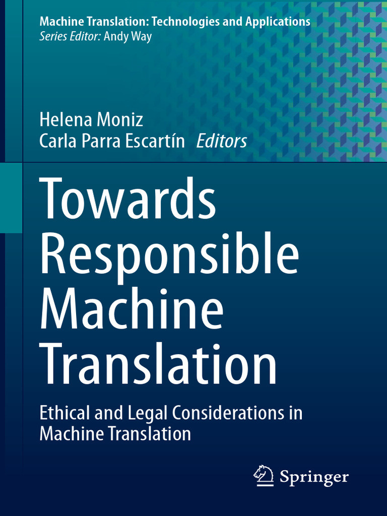 Towards Responsible Machine Translation - Ethical and Legal Considerations in Machine ...
