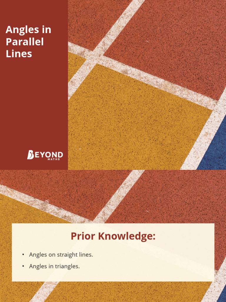 Angles in Parallel Lines PowerPoint | PDF | Angle | Triangle