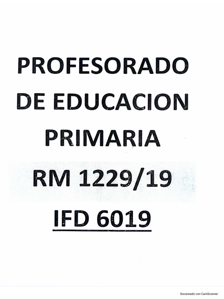 Prof. Educ. Primaria | PDF