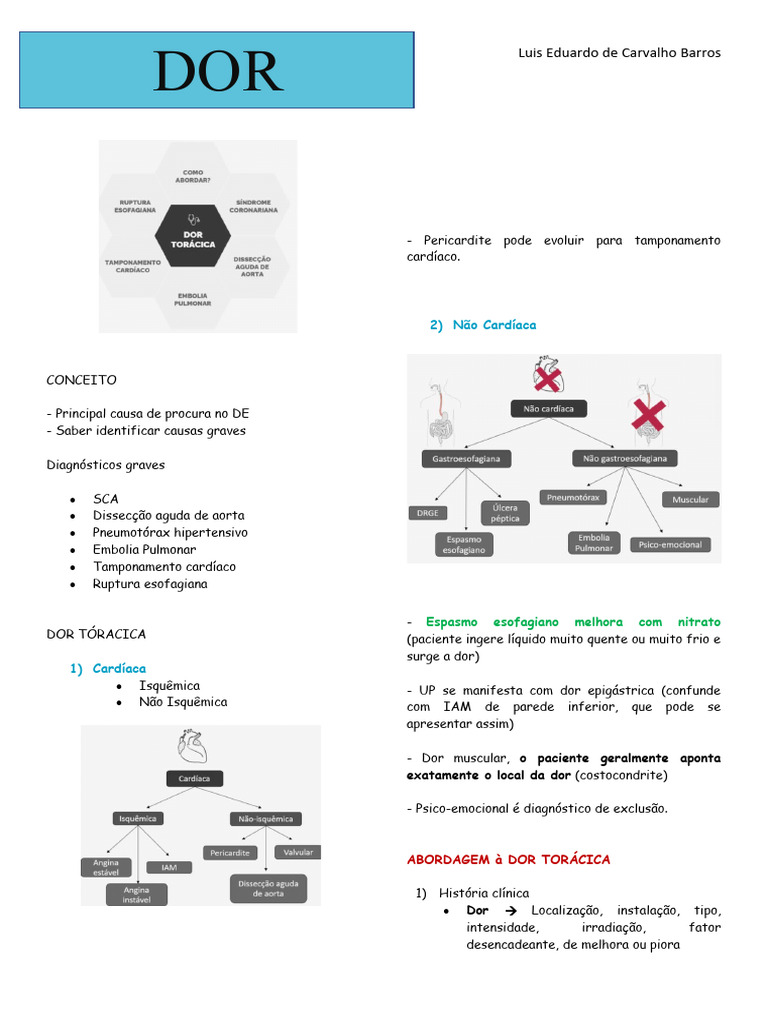Dor Torácica | PDF