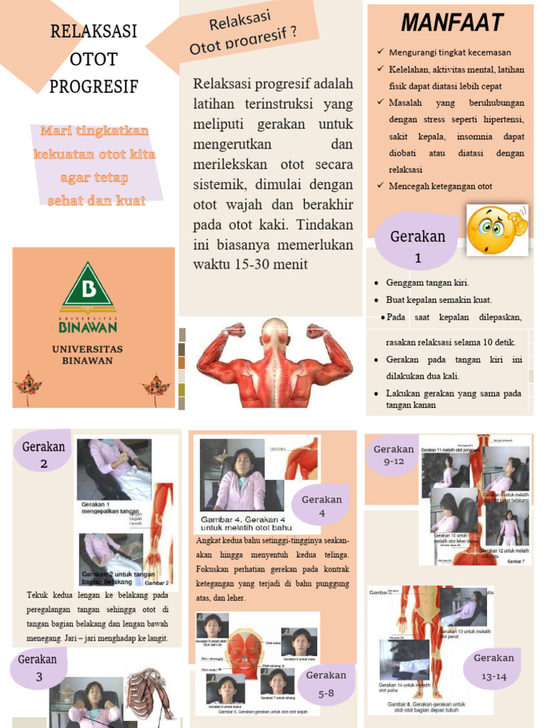 Leaflet Terapi Otot Progresif | PDF