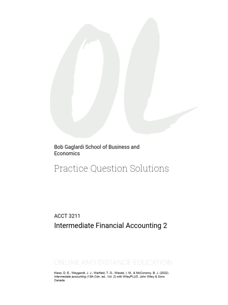IF2 - Practice Problems | PDF | Revenue | Balance Sheet