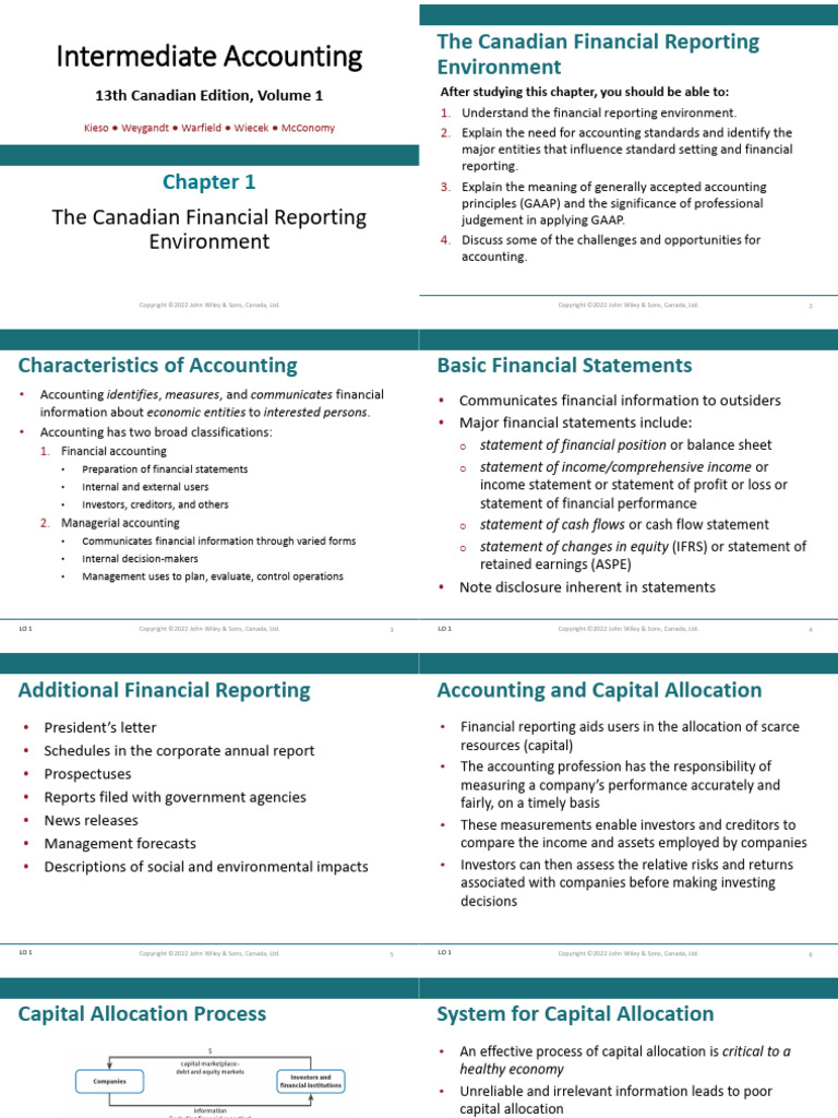 IFA 1 & 2 - Textbook Slides | PDF | Generally Accepted Accounting ...