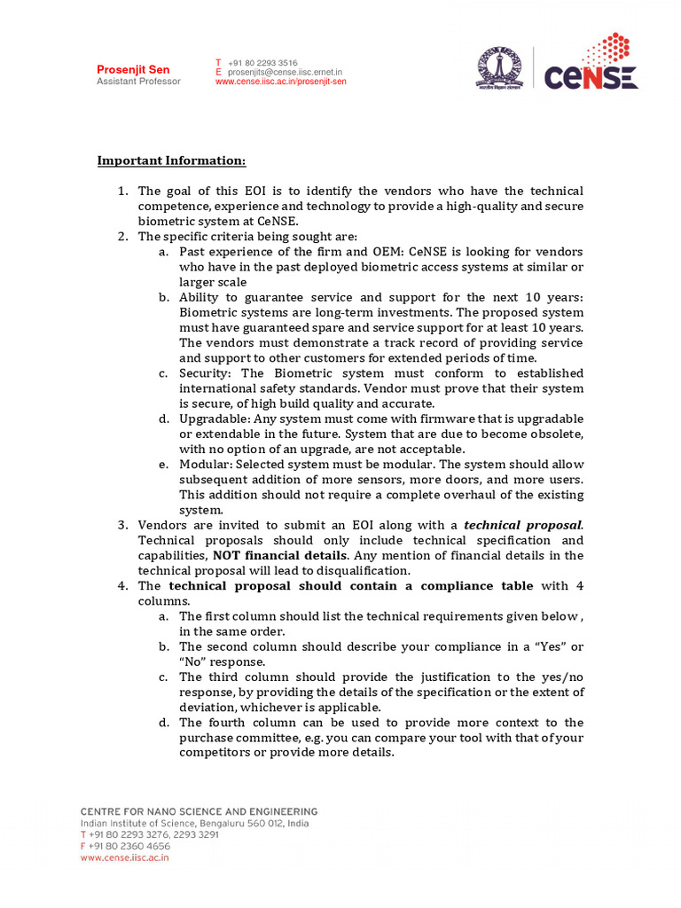 Notice of Expression-2 | PDF | Biometrics | Information Technology