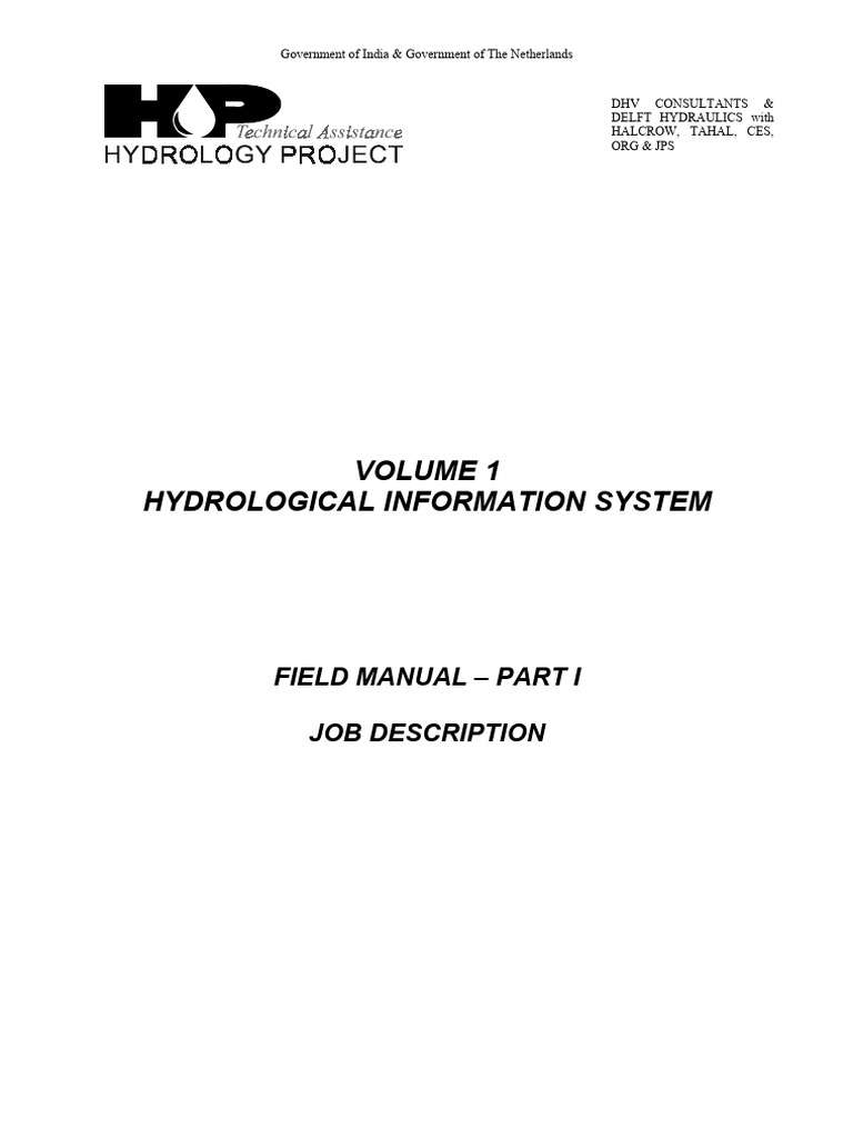 Manual SWVolume1FieldManualHI | Download Free PDF | Discharge (Hydrology) | Hydrology