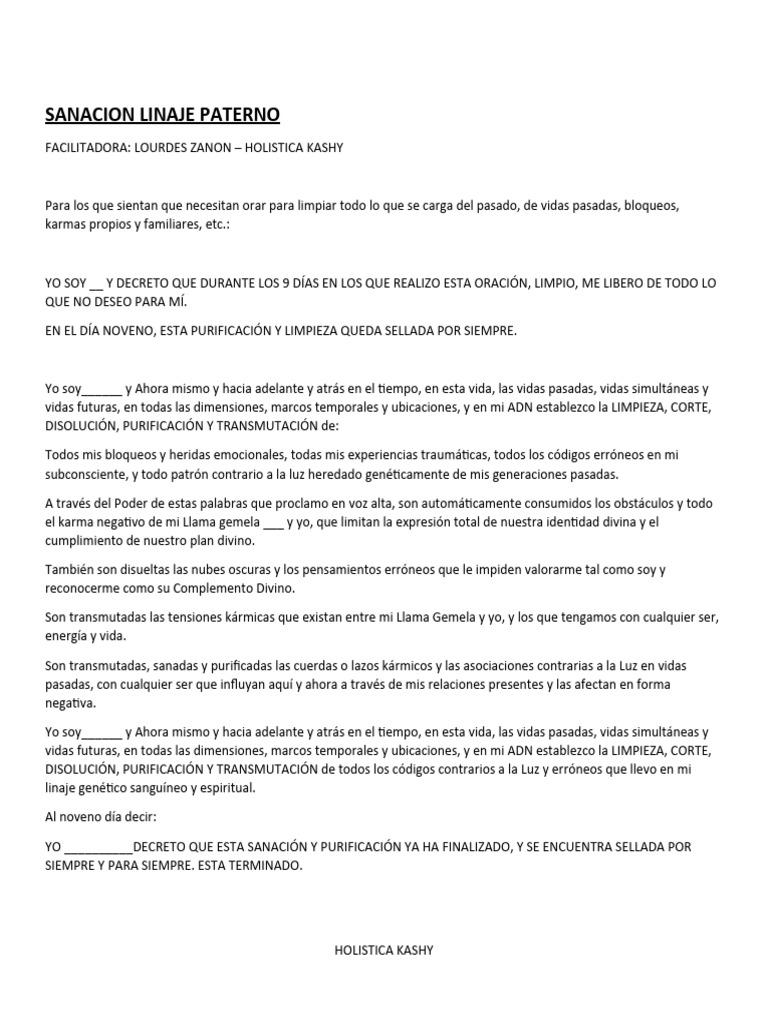 Linaje Paterno | PDF | Karma