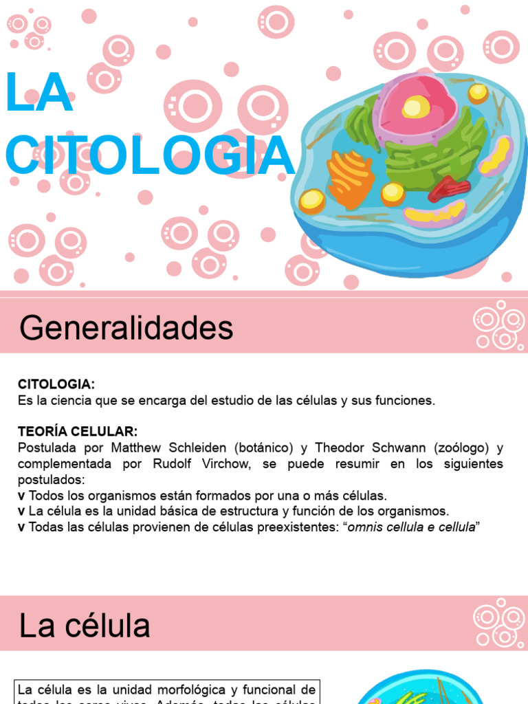 La Citologia .-3 | PDF | Las bacterias | Biología Celular)