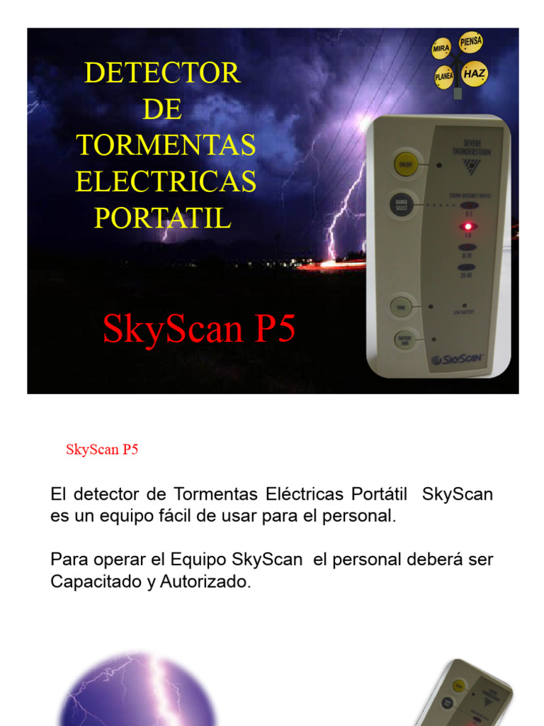 Capacitacion Sky Scan | PDF | Tormentas | Tormenta