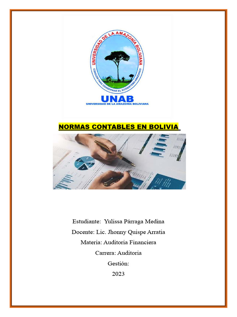 Normas Contables | PDF | Contabilidad | normas internacionales de INFORMACION FINANCIERA