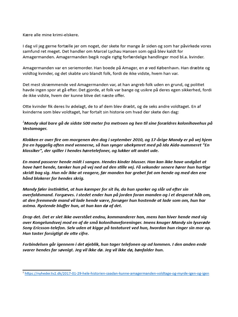 AMAGERMANDEN | PDF