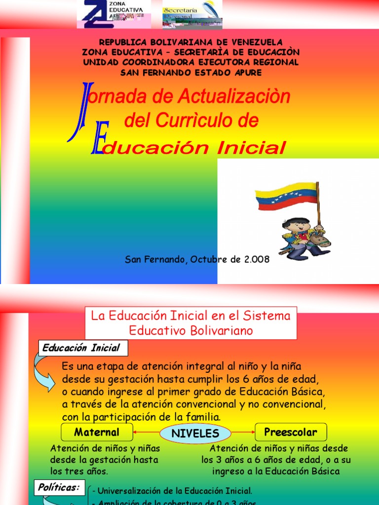 Actualizaciòn Del Curriculum Educ. Inicial | PDF | Jardín de infancia ...