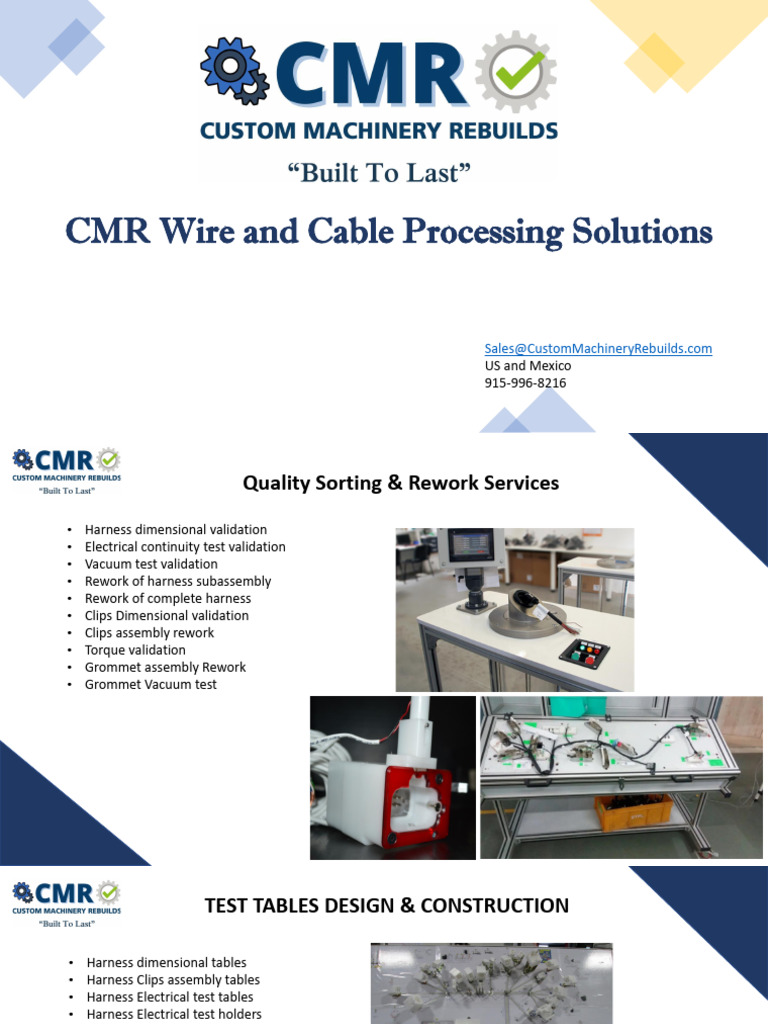 CMR Wiring Service | PDF
