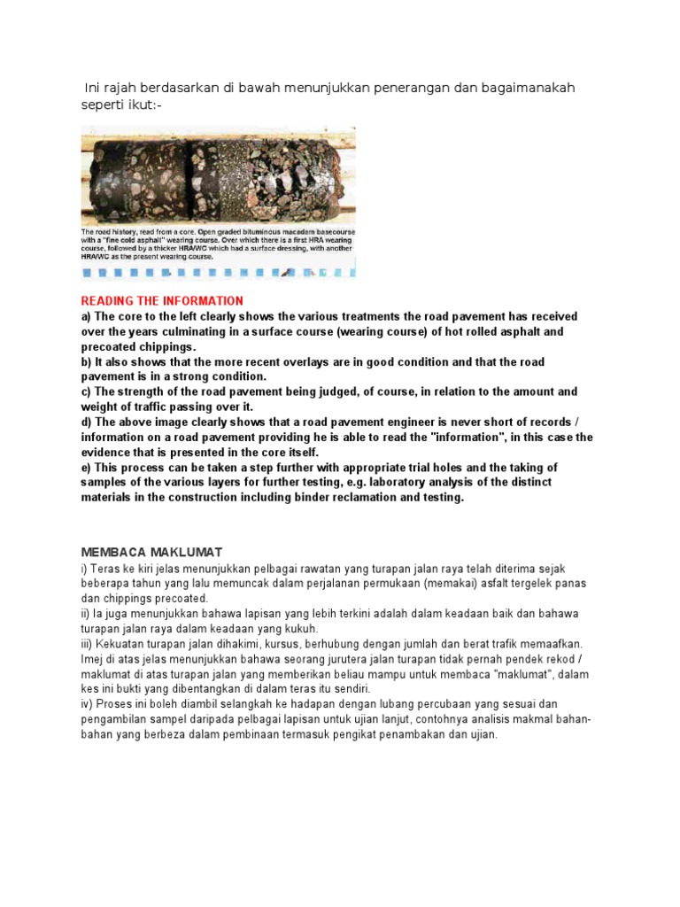 Coring Test Procedures for Road Pavements | PDF | Technology & Engineering