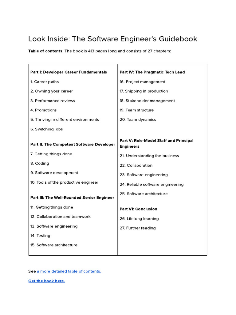 Look Inside - The Software Engineers Guidebook | Download Free PDF | Functional Programming ...