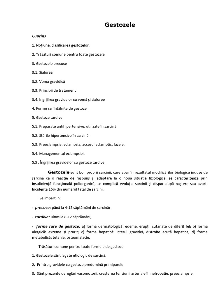 Lectia Gestoze | PDF