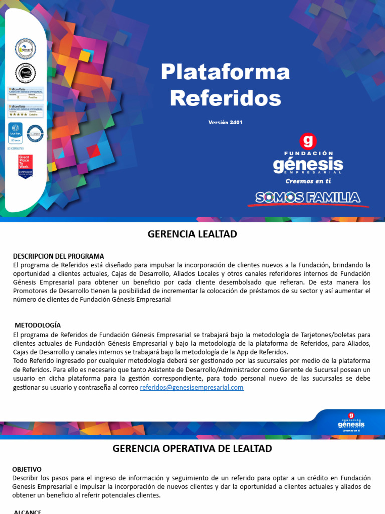 2401 Programa Referidos - GORYL 2024 | PDF | Contraseña | Usuario (informática)