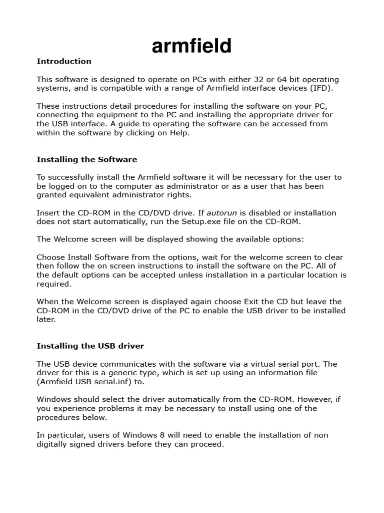 Software Installation | PDF | Installation (Computer Programs ...