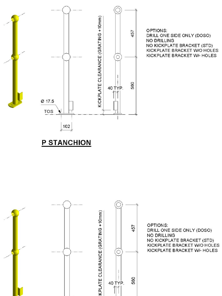 Handrail Components 1 | PDF