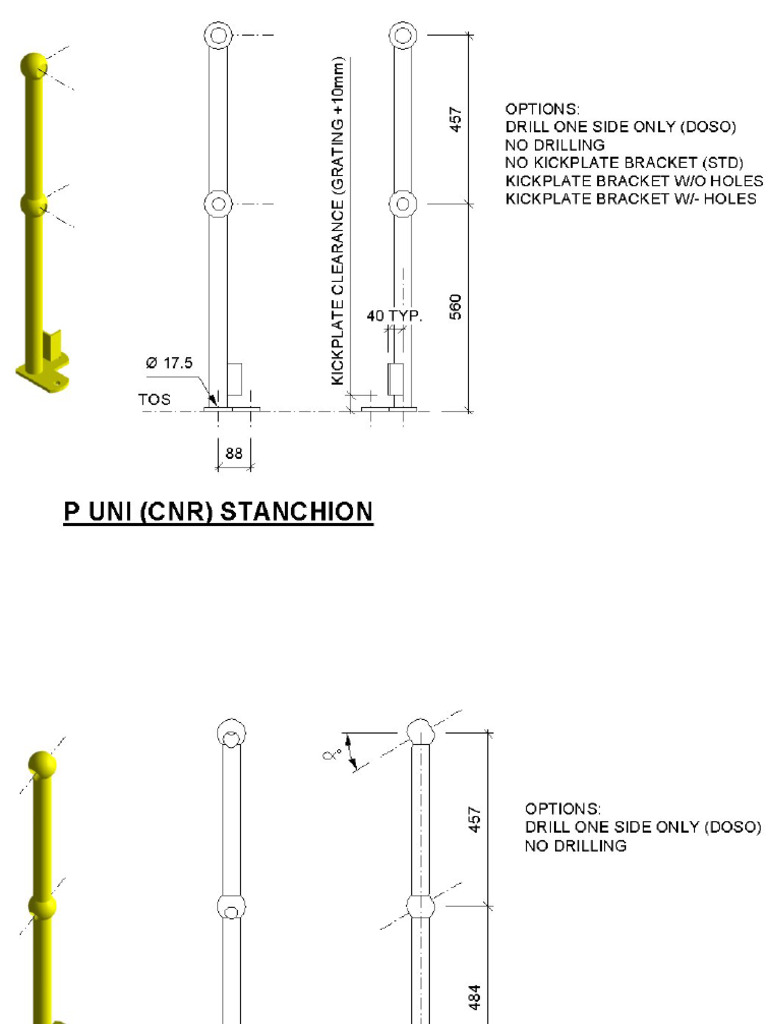 Handrail Components 3 | PDF