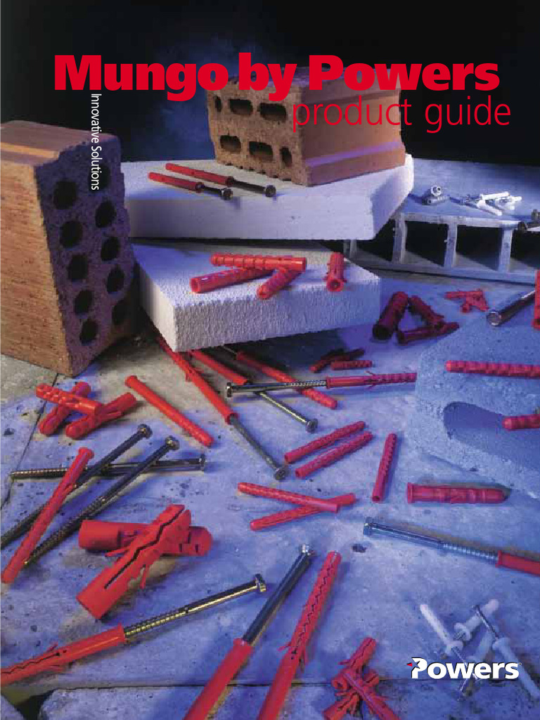 Mungo Nylon Plugs | PDF | Screw | Drywall