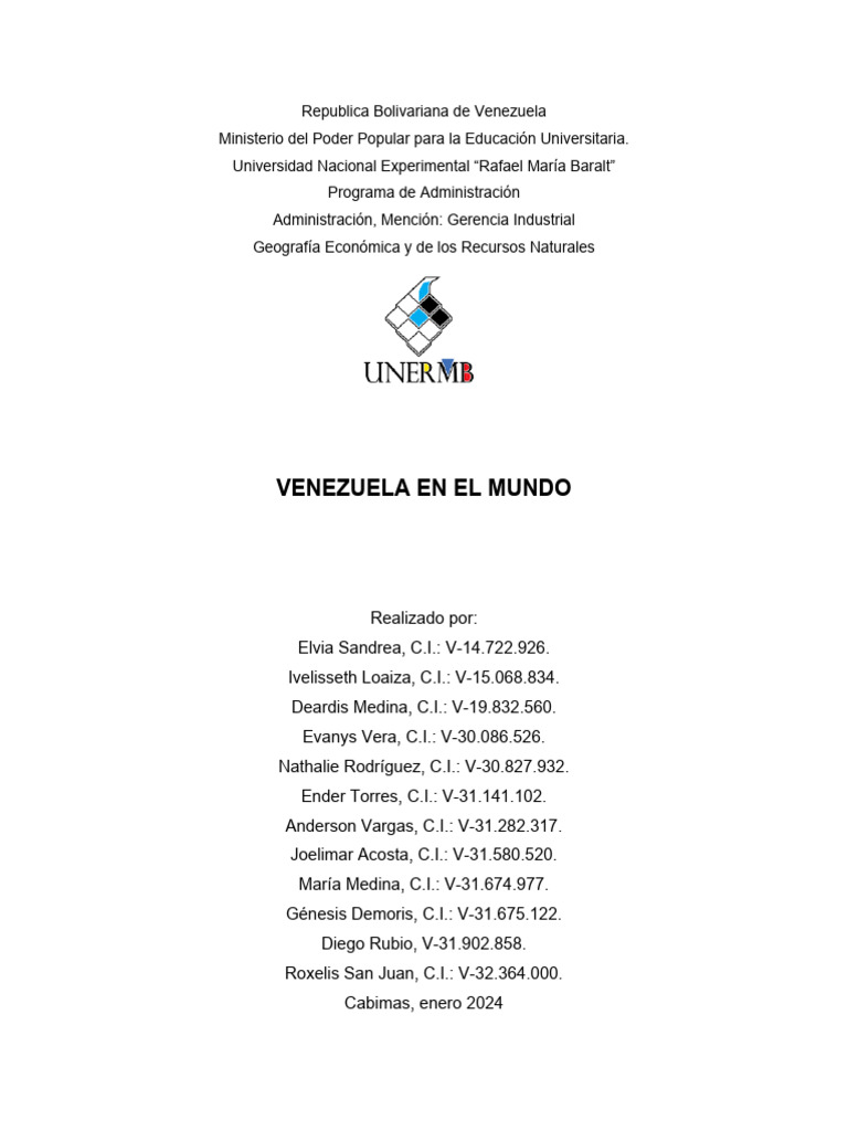 Unidad #2 Geográfica Anderson vargas-WPS Office | PDF | Ciencias de la ...