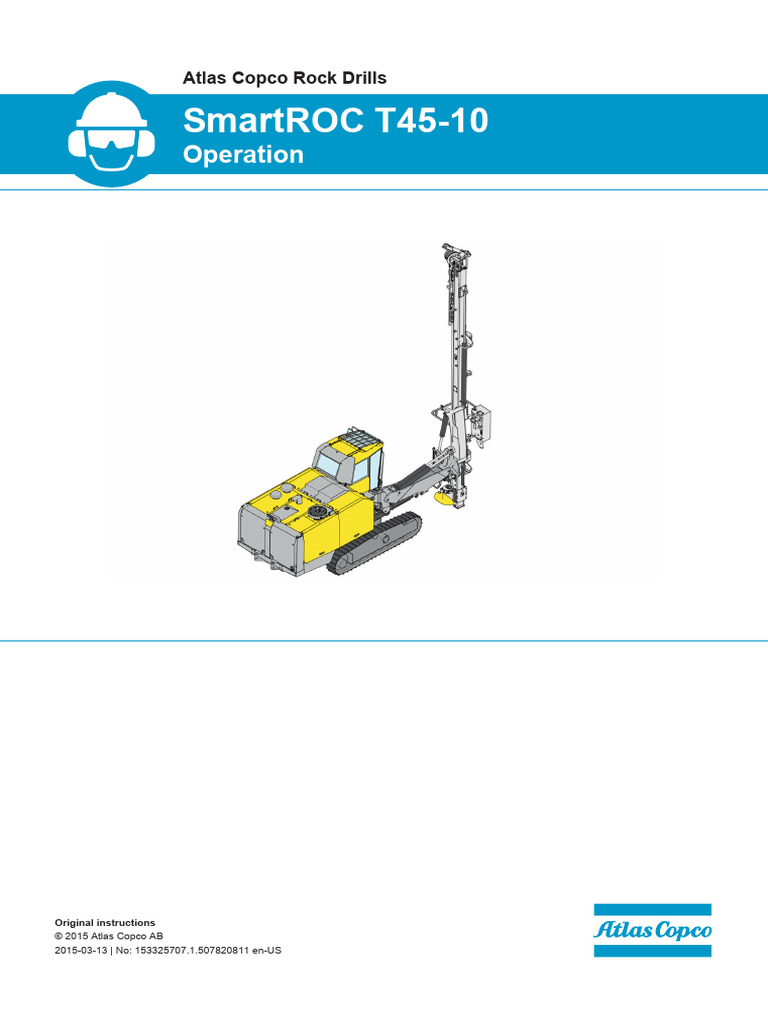 1533 2570 7 1 en US SmartROC T45 10 Operation | PDF